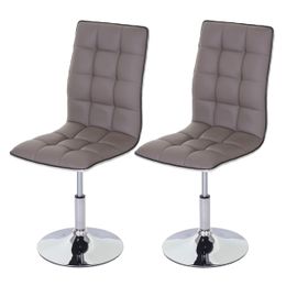 MCW ESSZIMMERSTUHL Anthrazit 2er-Set