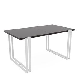 TISCH ausziehbar aus MDF, Schwarz