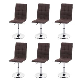 MCW ESSZIMMERSTUHL Rehbraun 6er-Set