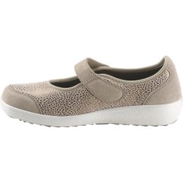 VAROMED Damen Ballerina beige, Gr&ouml;&szlig;e 4,5