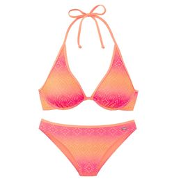 Buffalo Bikini Damen Gr&ouml;&szlig;e L hellorange / rosa