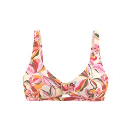 s.Oliver Bikini Top female size 65 Orange / Pink / Rose / White