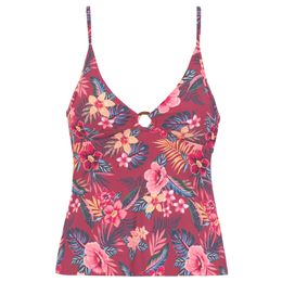 s.Oliver Tankini Damen Gr&ouml;&szlig;e M blau / gelb / pink / wei&szlig;