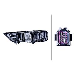 Hella Hauptscheinwerfer 1ex354881081 LED rechts f&uuml;r Audi