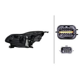 Hella Hauptscheinwerfer 1ex013930621 LED rechts f&uuml;r RENAULT