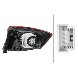 Hella Heckleuchte 9el354856011 W16W links f&uuml;r Skoda