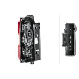 Hella Heckleuchte 2sd354845021 P21W rechts f&uuml;r TOYOTA
