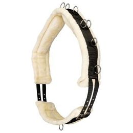 Equinate Longiergurt Cleveland mit synthetischem Lammfell und Widerristpolster VB/ COB (Vollblut)