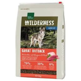 REAL NATURE WILDERNESS Trockenfutter Hund, Adult, Great Outback Kaninchen, K&auml;nguru und Rind 4 kg