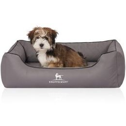Knuffelwuff Orthop&auml;disches Hundebett Madison aus laser-gestepptem Kunstleder