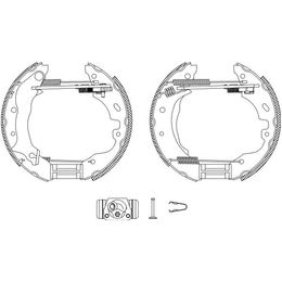 Hella Bremsbackensatz 8db355004091 f&uuml;r Ford