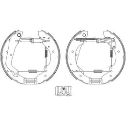 Hella Bremsbackensatz 8db355004171 f&uuml;r Ford INFINITI RENAULT SSANGYONG HYUNDAI