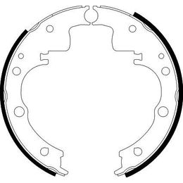 Hella Bremsbackensatz 8db355000721 f&uuml;r Iveco ALFA ROMEO Fiat