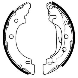 Hella Bremsbackensatz 8db355002241 f&uuml;r INFINITI DACIA