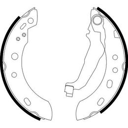 Hella Bremsbackensatz 8db355002481 f&uuml;r INFINITI