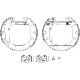Hella Bremsbackensatz 8db355003691 f&uuml;r Peugeot
