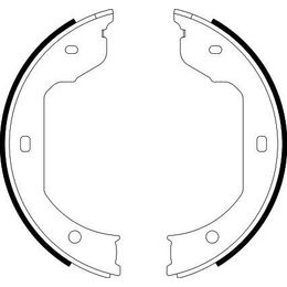 Hella Bremsbackensatz, Feststellbremse 8da355050471 f&uuml;r AMC BMW (BRILLIANCE) SEAT