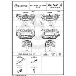 Brembo Bremssattel 920b69007