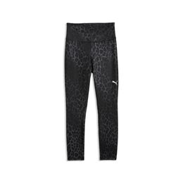 Trainingstights Puma "W TAD ESSENTIAL SPOTTED HAZE TIGHT - HW 78", Damen, Gr. L, N-Gr, Puma schwarz, Interlock, Obermaterial: 85% Polyester, 15% Elasthan, schmal 7/8-L&auml;nge, Hosen, Leggings, f&uuml;r Workout, atmungsaktiv, f&uuml;r Sportmode und Freizeit