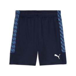 Trainingsshorts Puma "TEAMLIGA26 TRAINING SHORTS", Herren, Gr. 3XL, N-Gr, Puma navy, Puma wei&szlig;, blau horizon, Interlock, Obermaterial: 100% Polyester, mehrfarbig, regular fit kniefrei, Hosen, atmungsaktives Material, mit DryCELL-Technologie, Regular Fit