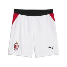 Sporthose Puma "AC Milan 26/27 Shorts Herren", Gr. L, Normalgr&ouml;&szlig;en, wei&szlig; for all time rot, Obermaterial: 100% Polyester. Besatz: 88% Polyester, 12% Elasthan. Einsatz: 100% Polyester, regular fit, Hosen Sporthose