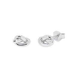 Paar Ohrstecker Tom Tailor "Knoten-Motiv", silberfarben, Ohrringe, Damen, Silber 925 (Sterlingsilber)