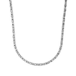 Kette ohne Anh&auml;nger Tom Tailor, edelstahlfarben, Halsketten, Herren, Edelstahl, L: 60 B: 4,1mm, B:4,1mm