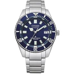 Automatikuhr Citizen "Promaster Fujitsubo Mechanical Diver", silber (titansilberfarben), Armbanduhren, Herren, Automatikuhr, Armbanduhr, Mechanische Uhr, Herrenuhr, Titan, Saphirglas