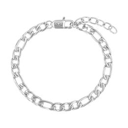 Armband Tom Tailor, silber (edelstahlfarben), Armb&auml;nder, Herren, 22cm, Edelstahl, Armband