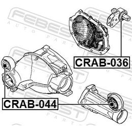 FEBEST Lagerung, Differential crab036 hinten f&uuml;r Chrysler ALFAROME/Fiat/LANCI
