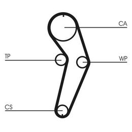 CONTINENTAL CTAM Wasserpumpe + Zahnriemensatz ct988wp2 f&uuml;r NISSAN DACIA RENAULT