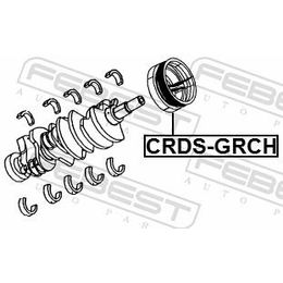 FEBEST Riemenscheibe, Kurbelwelle crdsgrch f&uuml;r Chrysler ALFAROME/Fiat/LANCI
