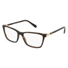 Swarovski SK2015 Brille Damen | Fassung: Vollrand, Quadratisch, Havanna Dunkel