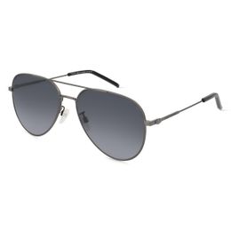 Tommy Hilfiger TH 2111/G/S | Herren-Sonnenbrille | Fassung: Vollrand, Pilot, Metall, Kristall Dunkel | Glasfarbe: Grau