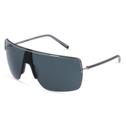 Bogner BO 7208 | Damen-Sonnenbrille | Fassung: Vollrand, Monoscheibe, Kunststoff, Silber Grau | Glasfarbe: G15