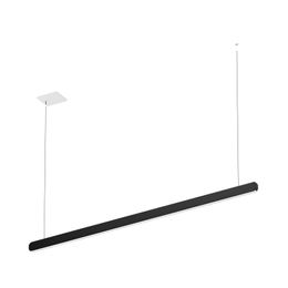 Occhio Mito volo 140 fix flat table Schwarz matt/ Baldachin Wei&szlig; matt