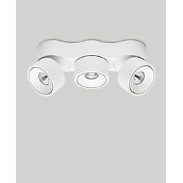 prediger.base p.011.111M3 LED Decken-Strahler W/27/3x 963/40&deg;/CRI90