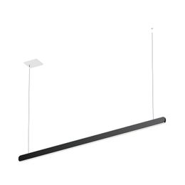 Occhio Mito volo 140 fix flat table Black Phantom/Baldachin Wei&szlig; matt