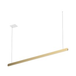 Occhio Mito volo 140 fix flat table Bronze/ Baldachin Wei&szlig; matt