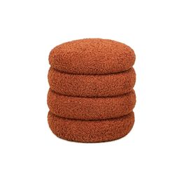 H&ouml;ffner Pouf rot Ma&szlig;e (cm): B: 40 H: 41 &raquo; H&ouml;ffner