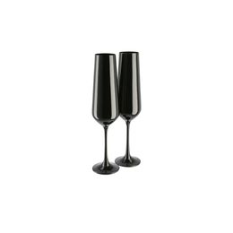Peill & Putzler Peill+Putzler Sektkelch 200 ml 2er Set Las Vegas schwarz Ma&szlig;e (cm): H: 25 &raquo; H&ouml;ffner