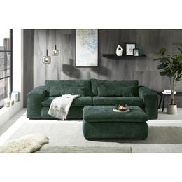 Livetastic Hocker Venice, Dunkelgr&uuml;n, Kunststoff, rechteckig, 120x47x88 cm, Made in EU, Wohnzimmer, Hocker, Sitzhocker