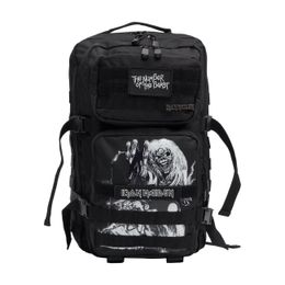 Rucksack Brandit "Brandit Iron Maiden US Cooper Large", Gr. onesize, schwarz, Polyester, Rucks&auml;cke Rucksack