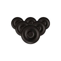 Untertasse Seltmann Weiden "Espressountertassen Liberty Velvet Black &oslash; 11,9 cm 6er Set schwarz", schwarz, L:11,9cm, Speiseteller