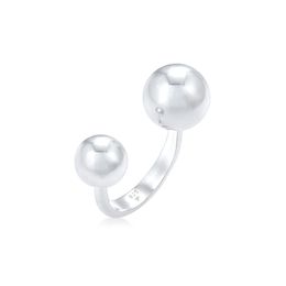 Fingerring Elli "Statement Kugeln 925er Silber", silber, Fingerringe, Damen, Resizable, ohne Stein, Silber 925 (Sterlingsilber), 2,5mm, Fingerring