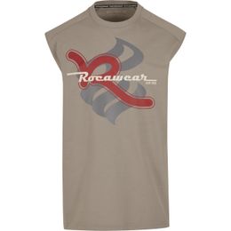 Tanktop Rocawear "Rocawear Tank Tops Sirene", Herren, Gr. XL, wet weather, 100% Baumwolle, unifarben, normal, Tops Tanktop
