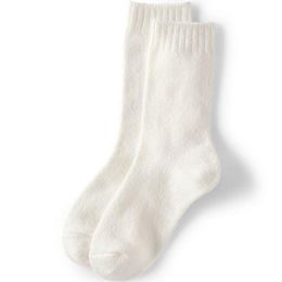LANDS' END CashTouch Socken, Damen,  Wei&szlig;, by Lands' End