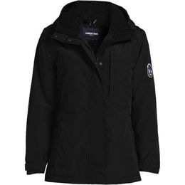 LANDS' END Kapuzenjacke SQUALL, Damen,  Schwarz, Nylon, by Lands' End
