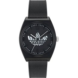 Quarzuhr adidas originals "PROJECT TWO GRFX", schwarz, Armbanduhren, Damen, Quarzuhr, Armbanduhr, Damenuhr, Herrenuhr, unisex, analog