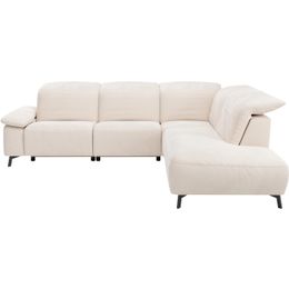 Ecksofa Musterring "MR 370, intelligenter Komfort im modernen Design", nature, B:288cm H:83cm T:241cm, 94% Polyester, 6% Nylon, Sofas, Ecksofa, Optionale Relaxfunktion, flexible Kopfteile & klappbare Armlehnen